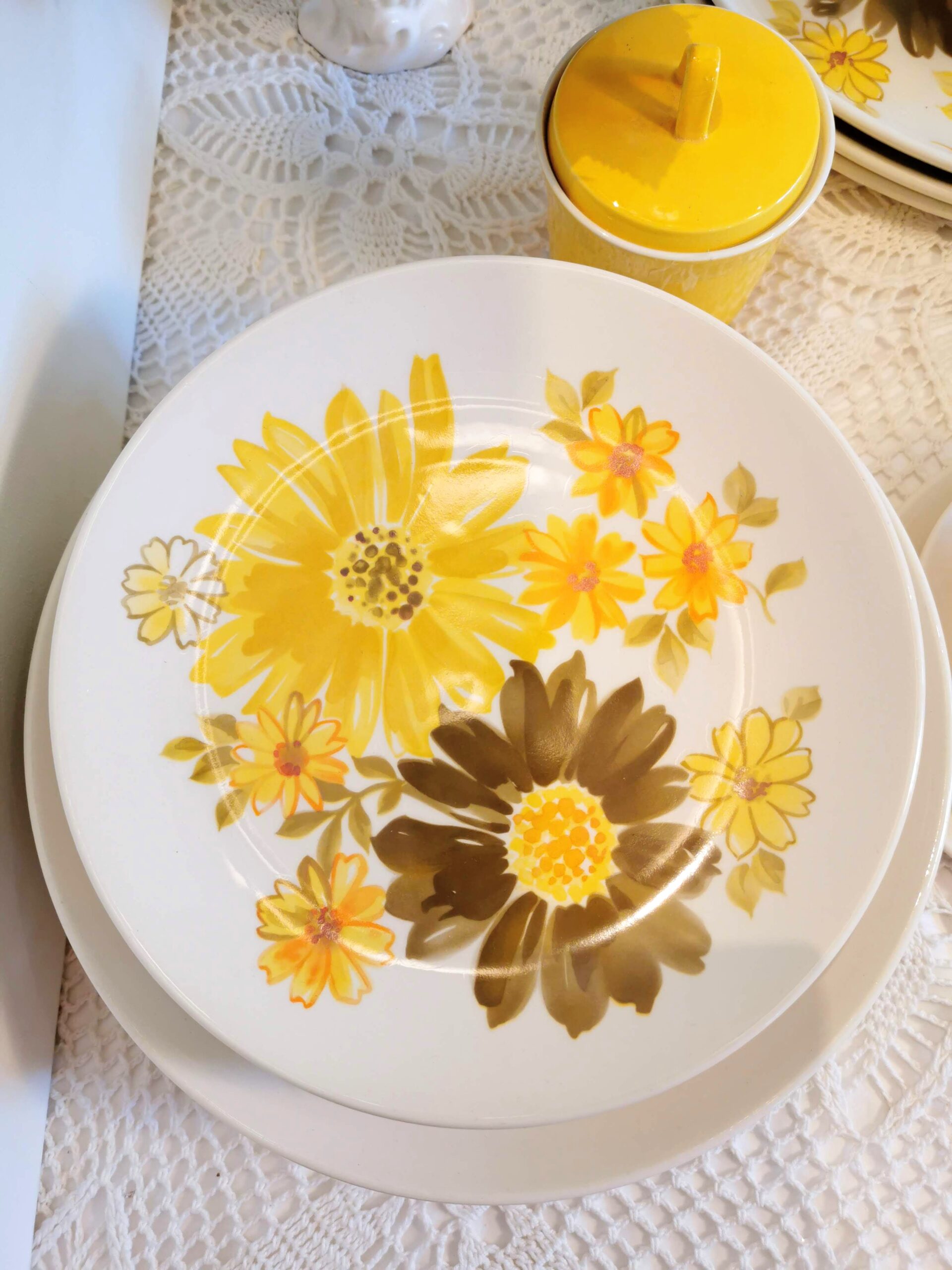 Topaz Lunch Plates Vintage Recycled Topaz Lunch Plates Vintage Recycled