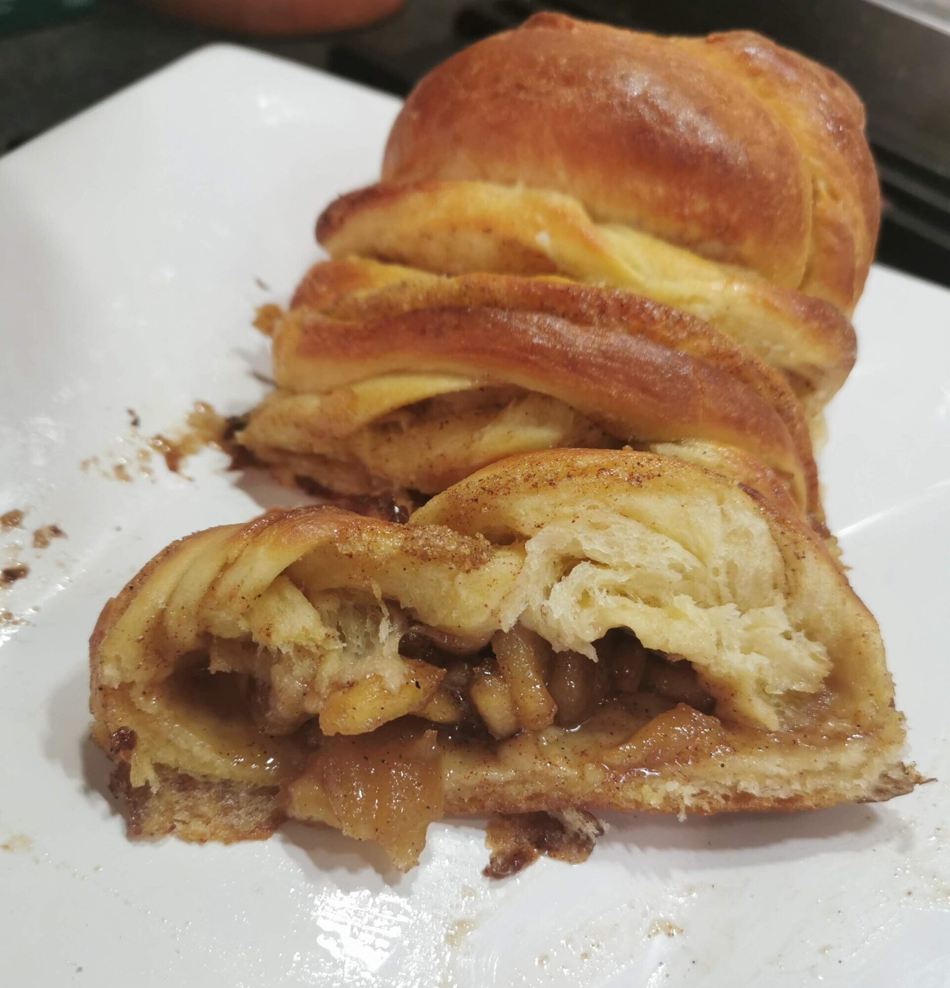 Apple Cinnamon Braid Recipe - Vintage Recycled