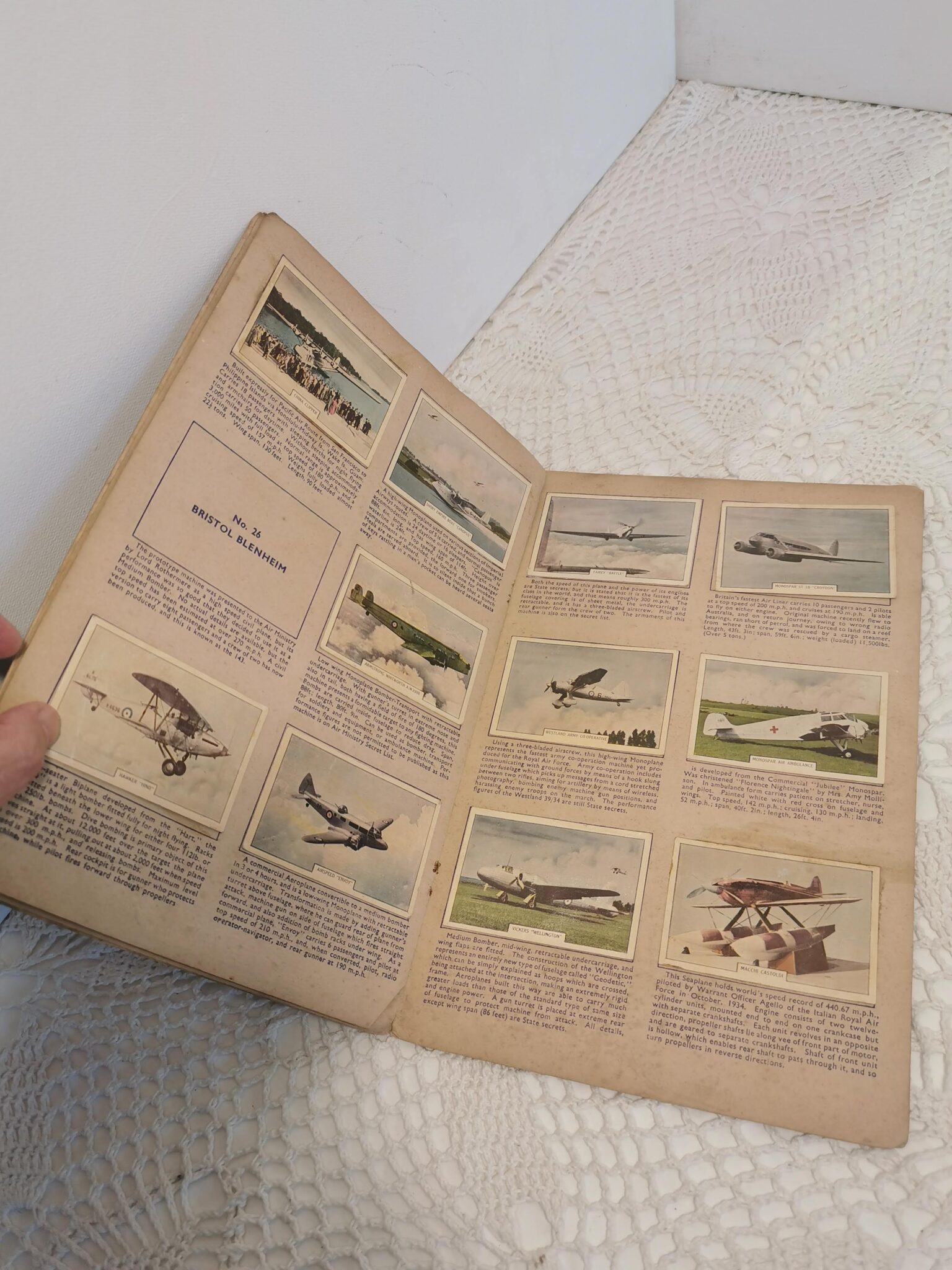 Famous Flyers and their Planes - Vintage Recycled